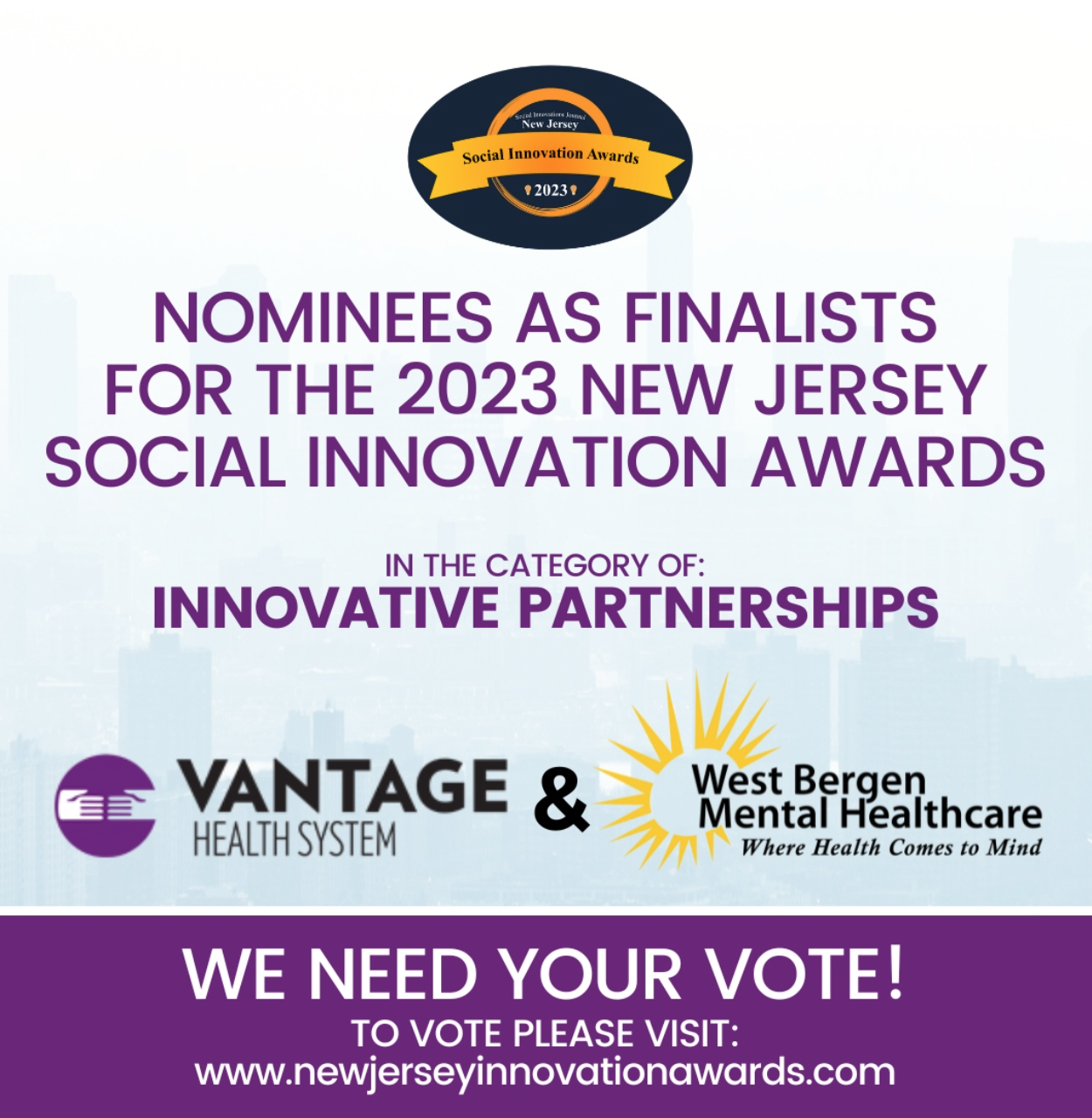 NJ Innovation Awards Post - Vantage Health System