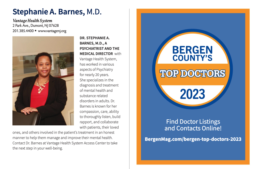 Dr. Barnes has been recognized as one of the TOP DOCs in Bergen's ...